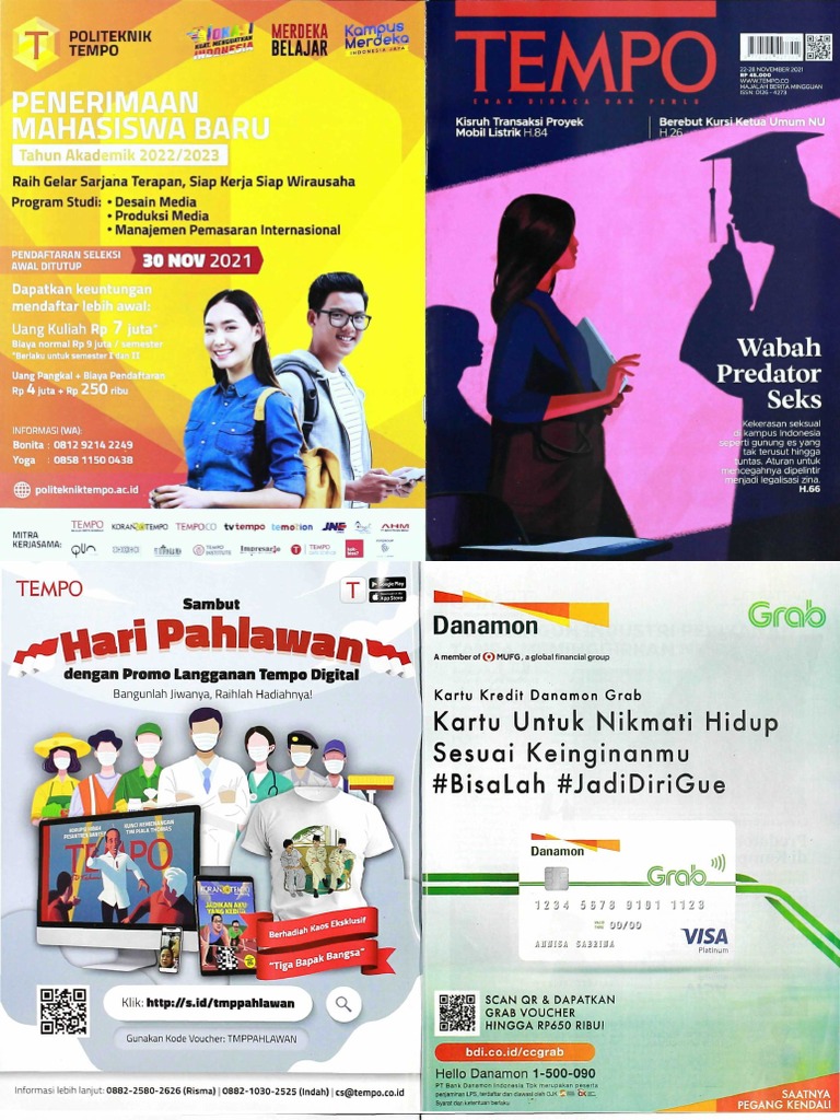 22 11 2021 Majalah Tempo | PDF