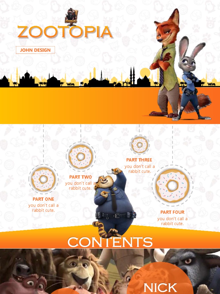 Zootopia Character Insights and Themes | PDF | Zoology