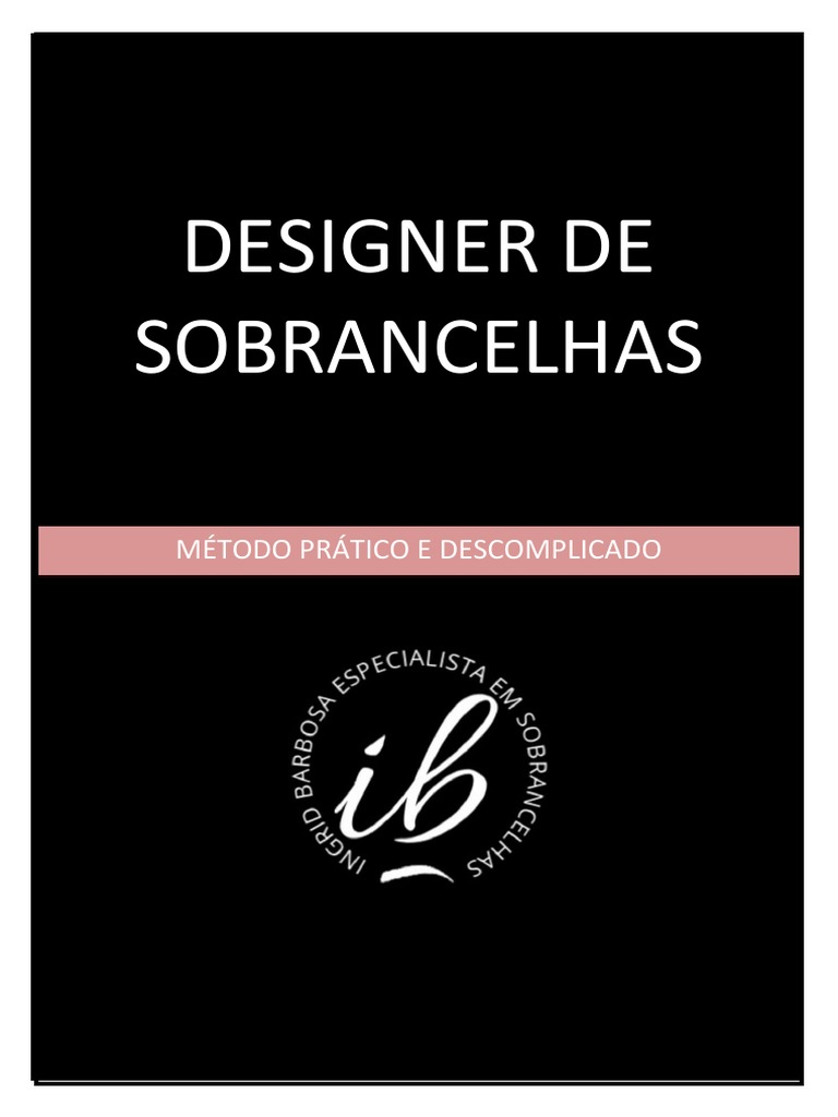 Designer De Sobrancelhas Apostila Pdf Pele Pele Animal