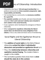 T. H. Marshall's Theory of Citizenship | PDF | Citizenship | Capitalism