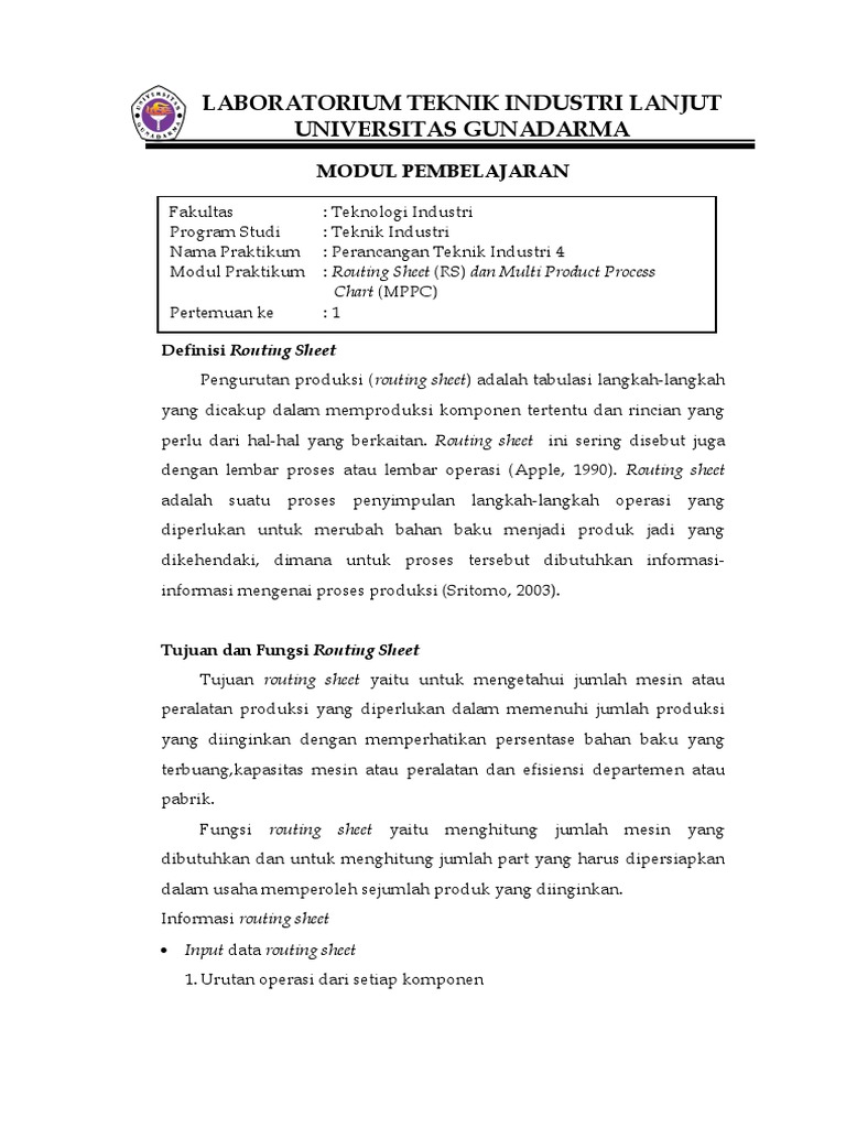 RS & MPPC - Modul Pembelajaran | PDF