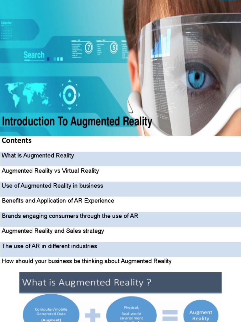 Augmented Reality Presentation | PDF Augmented Reality Presentation | PDF