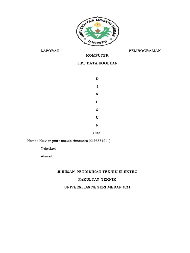 Tugas 3 Pemrograman Komputer | PDF