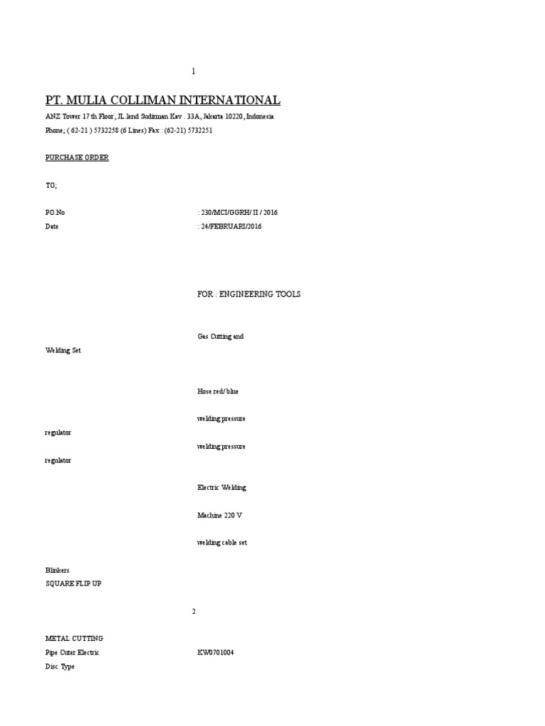PO Engineering Tools | PDF | Drill | Pipe (Fluid Conveyance)