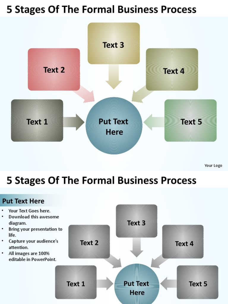 5 Stages of The Formal Business Process Powerpoint Templates PPT ...