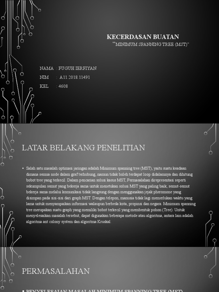 Minimum Spanning Tree (MST) | PDF