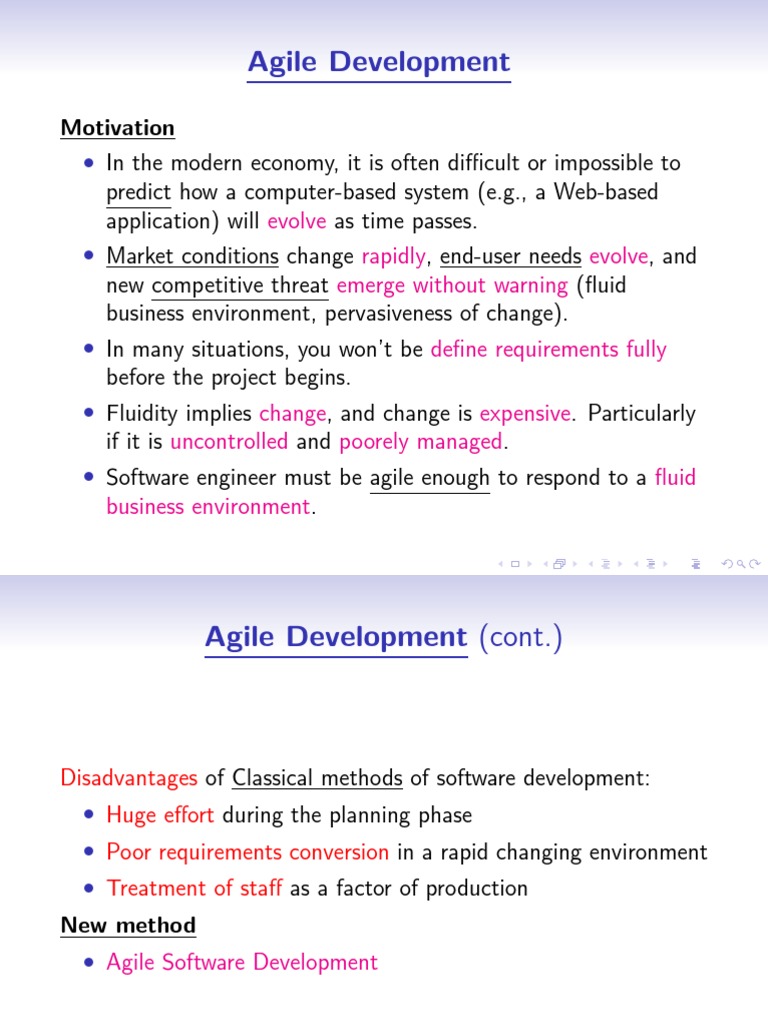 OOSE - Agile Development | PDF | Scrum (Software Development) | Agile Software Development