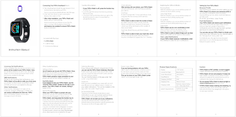 Fitpro Manual | PDF