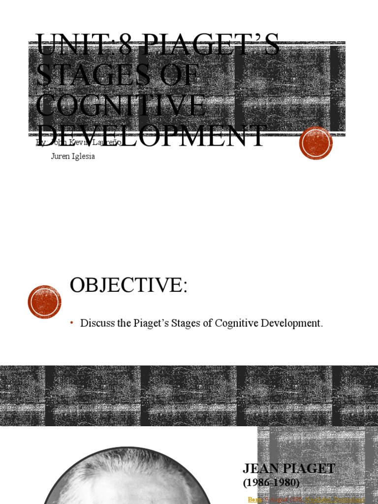 Jean Piaget's Cognitive Developmental Stage | PDF | Cognitive ...