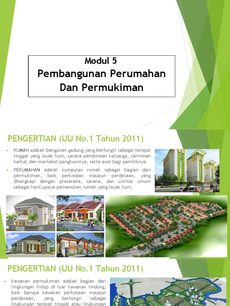 PERENCANAAN PERUMAHAN DAN KAWASAN PERMUKIMAN | PDF