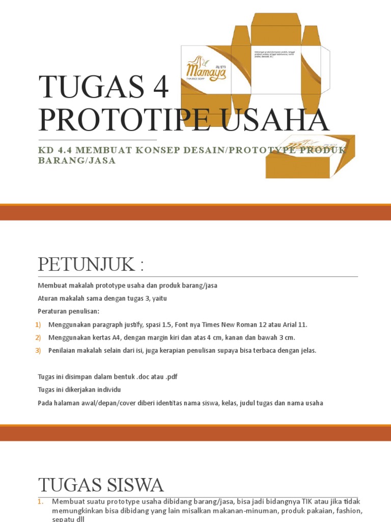 Tugas 4 Prototype Usaha Pdf
