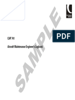CAP - 741 - A5 Aircraft Maintenance Engineer's Logbook | PDF ...