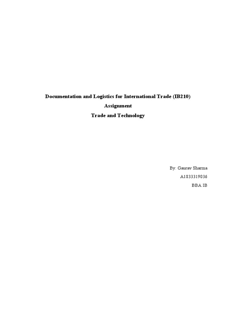 Trade and Technology - Gaurav Sharma | Descargar gratis PDF | Internet ... Trade and Technology - Gaurav Sharma | Descargar gratis PDF | Internet ...