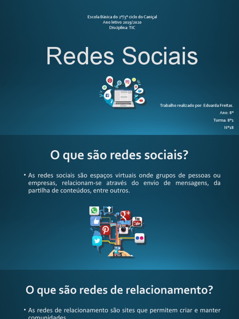 Redes Sociais | PDF | Rede social | Facebook