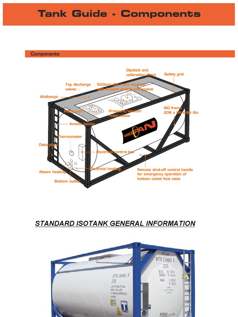 T11 ISO Tank Specifications and Components | PDF