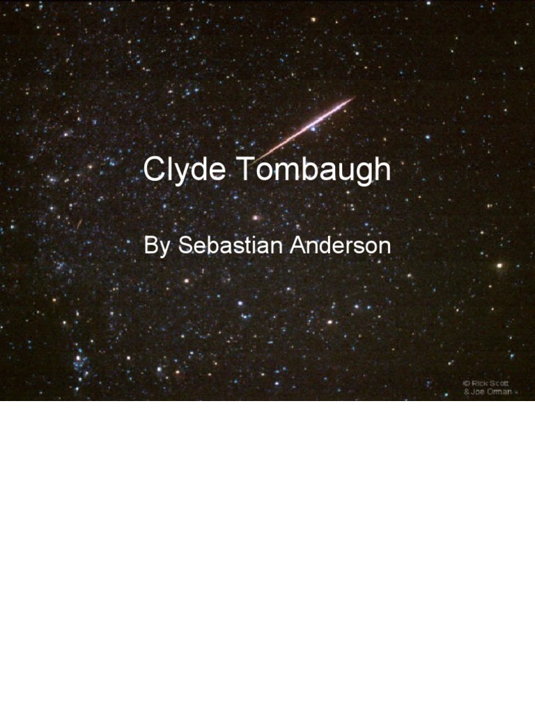 Clyde Tombaugh | PDF