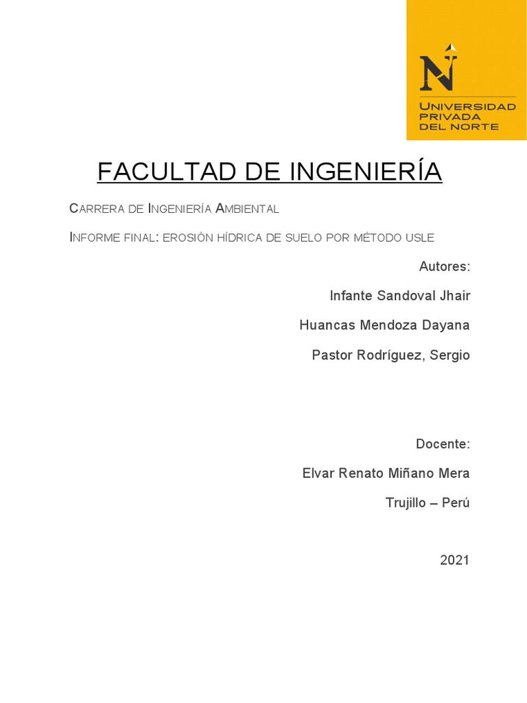 Informe Final Carto Grupo 5 | PDF | Sistema de información geográfica | Suelo