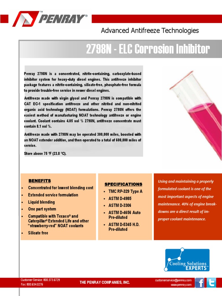Penray 2798N Tech Data Sheet | PDF | Chemistry | Building Materials