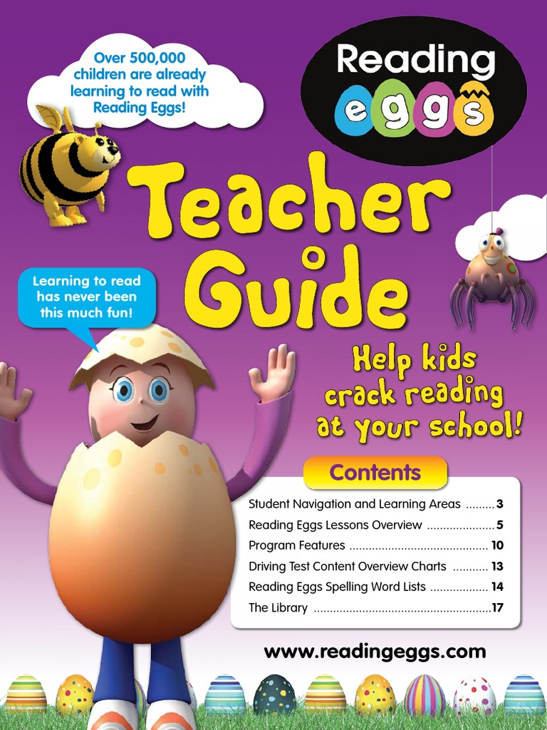 Reading Eggs Teacher Guide Us Brochure-Fp-Ca620091 | PDF | Reading ...