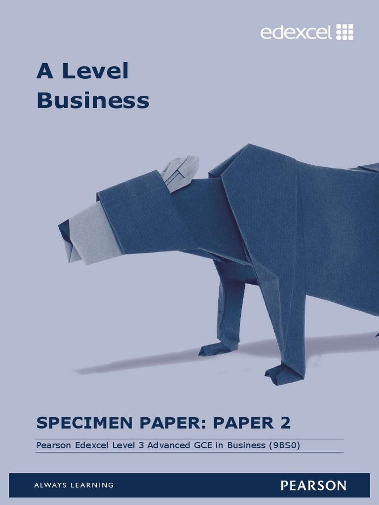 Paper 2 Sample Paper | PDF | Business | Economies