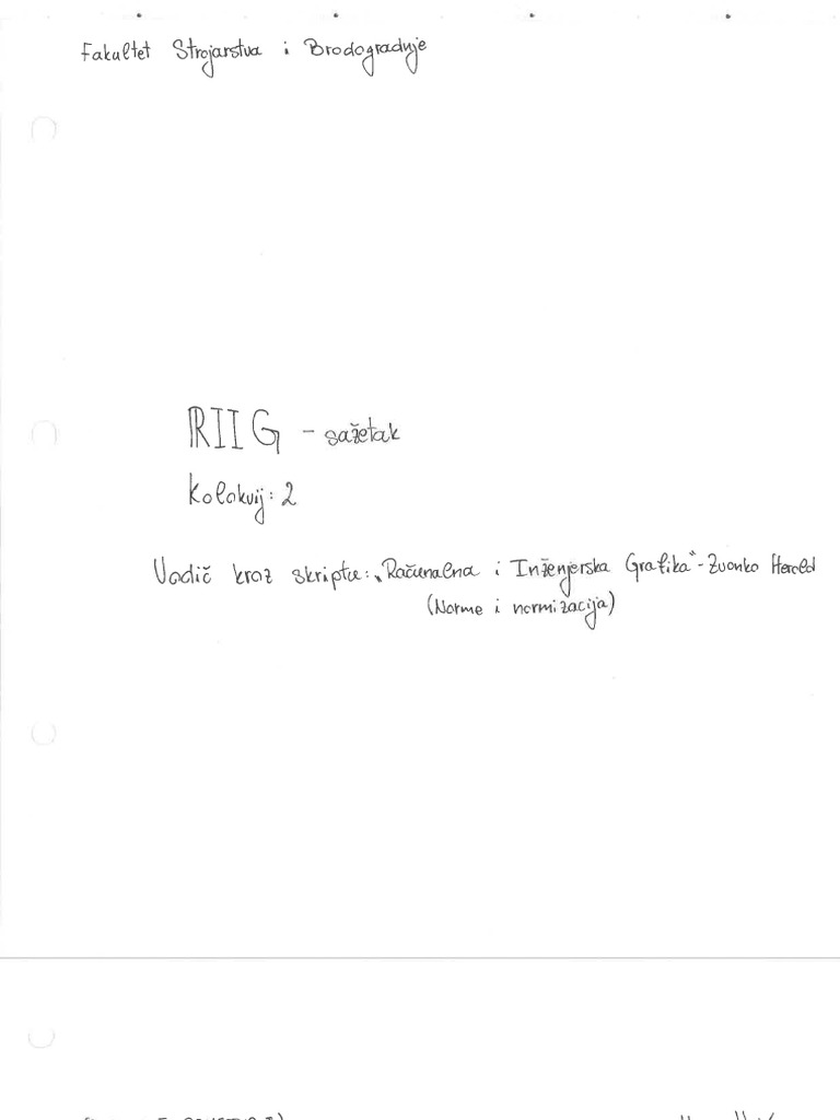 RIIG, Kolokvij 2 | PDF