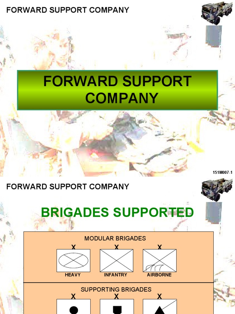 Forward Support Company | PDF | Transport