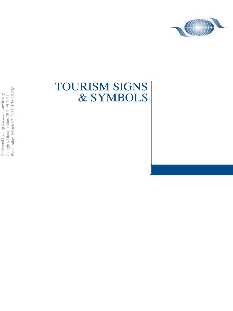 World Tourism Organization - Tourism Signs and Symbols (2001) | PDF ...