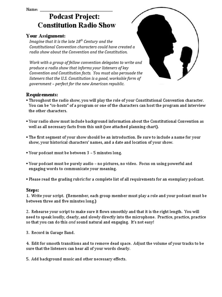 Constitution Radio Show Podcast Guide | PDF | United States Bill Of ...
