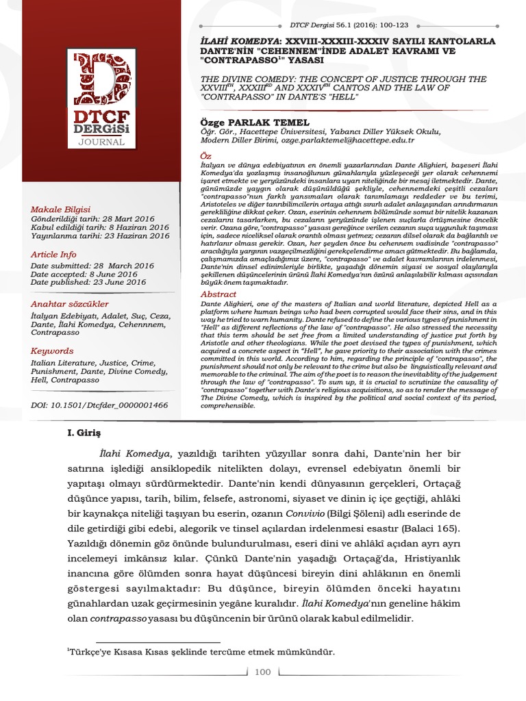 İlahi Komedya Ve Cehennem | PDF