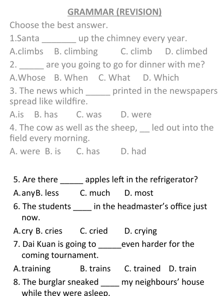 Eng Grammar | PDF