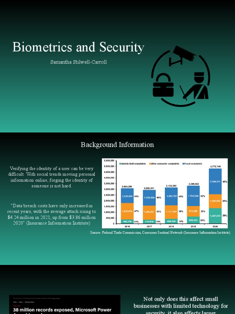 Biometrics and Security | PDF | Biometrics | Access Control