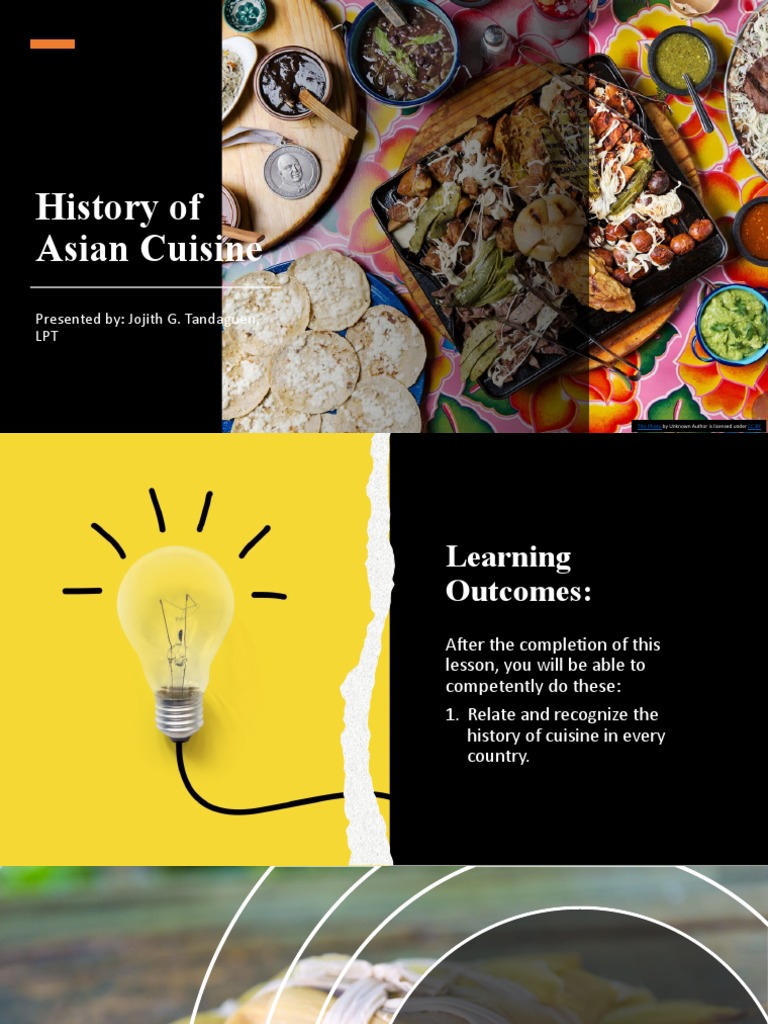 Lesson 1.1 - History of Asian Cuisine | PDF | Chinese Cuisine | Korean ...
