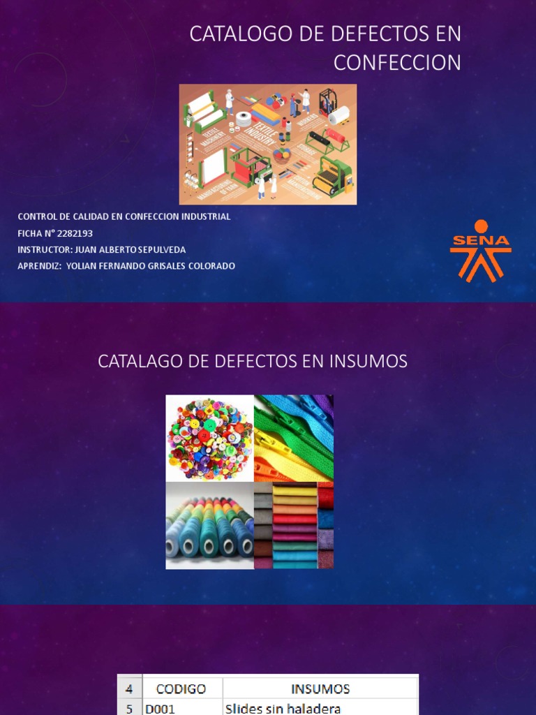 Catalogo de Defectos en Confeccion (3824) | PDF | Textiles | Artes Textiles