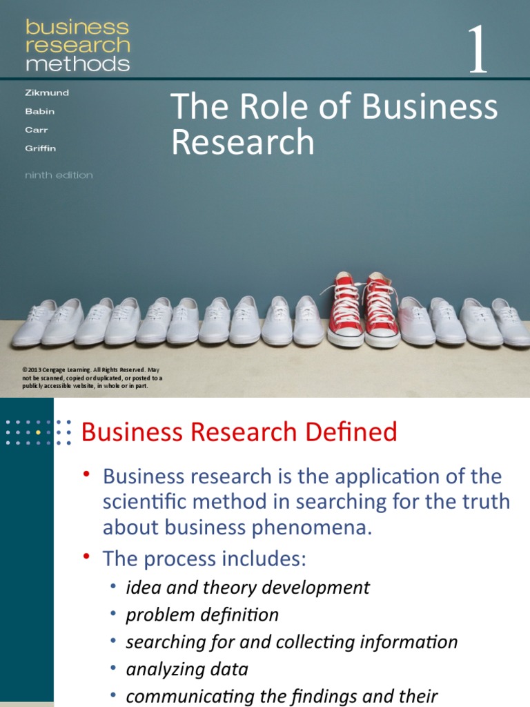 The Role of Business Research | PDF | Scientific Method | Learning