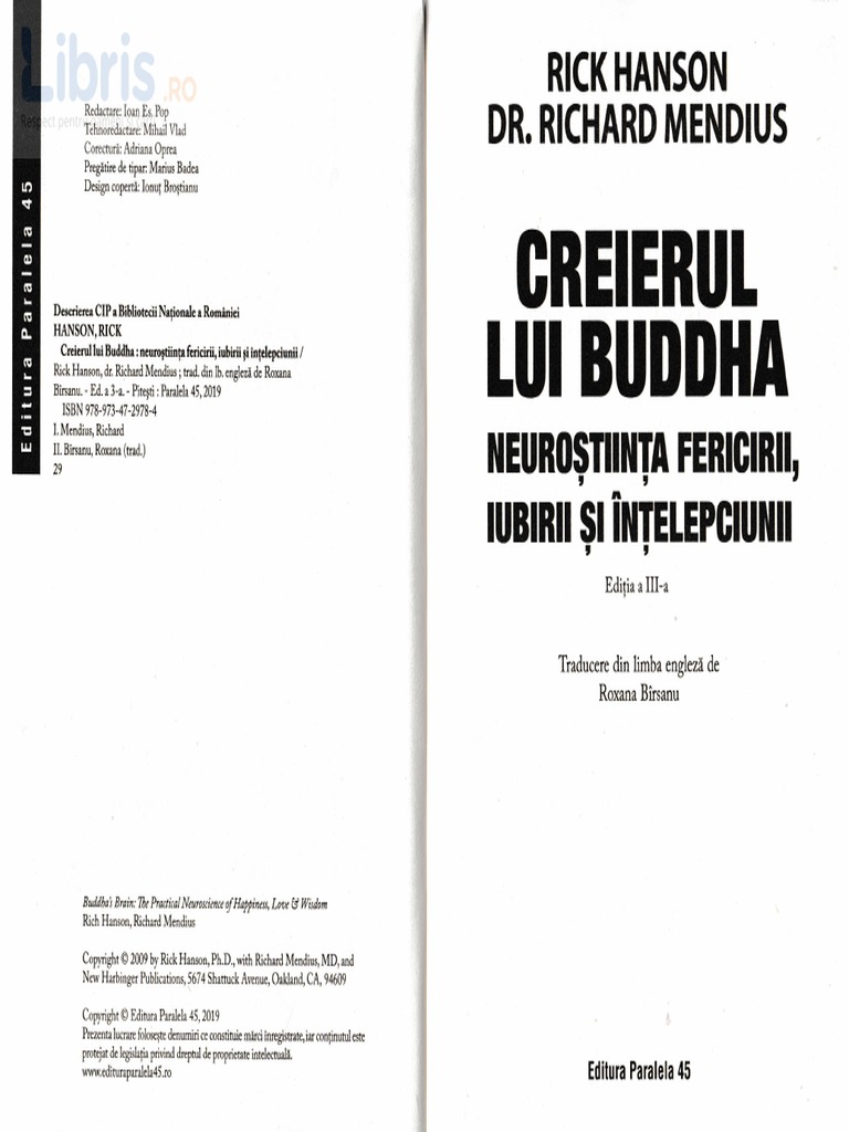 Creierul Lui Buddha - Rick Hanson, Richard Mendius | PDF