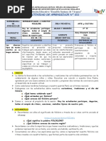 1 - SESION Del Folklore | PDF | Folklore | Evaluación