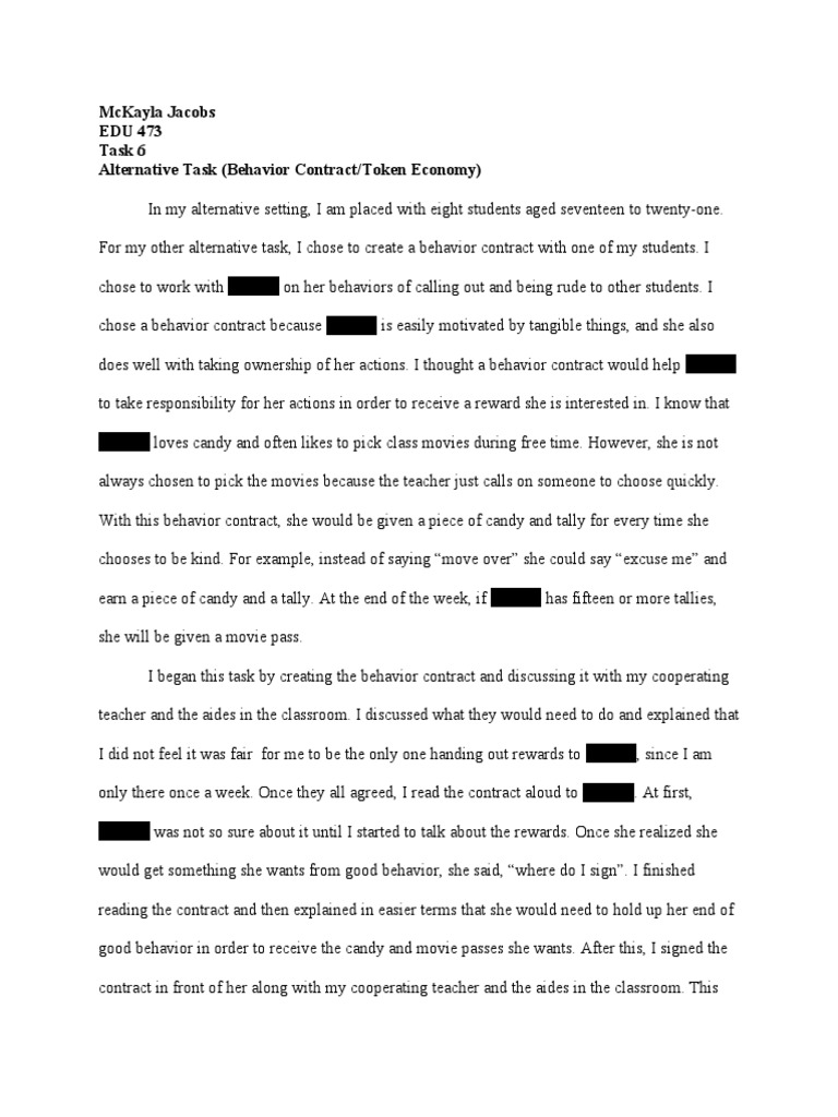 Alternative Task Write-Up | PDF | Cognition