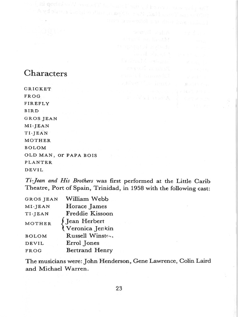 Ti Jean PDF | PDF