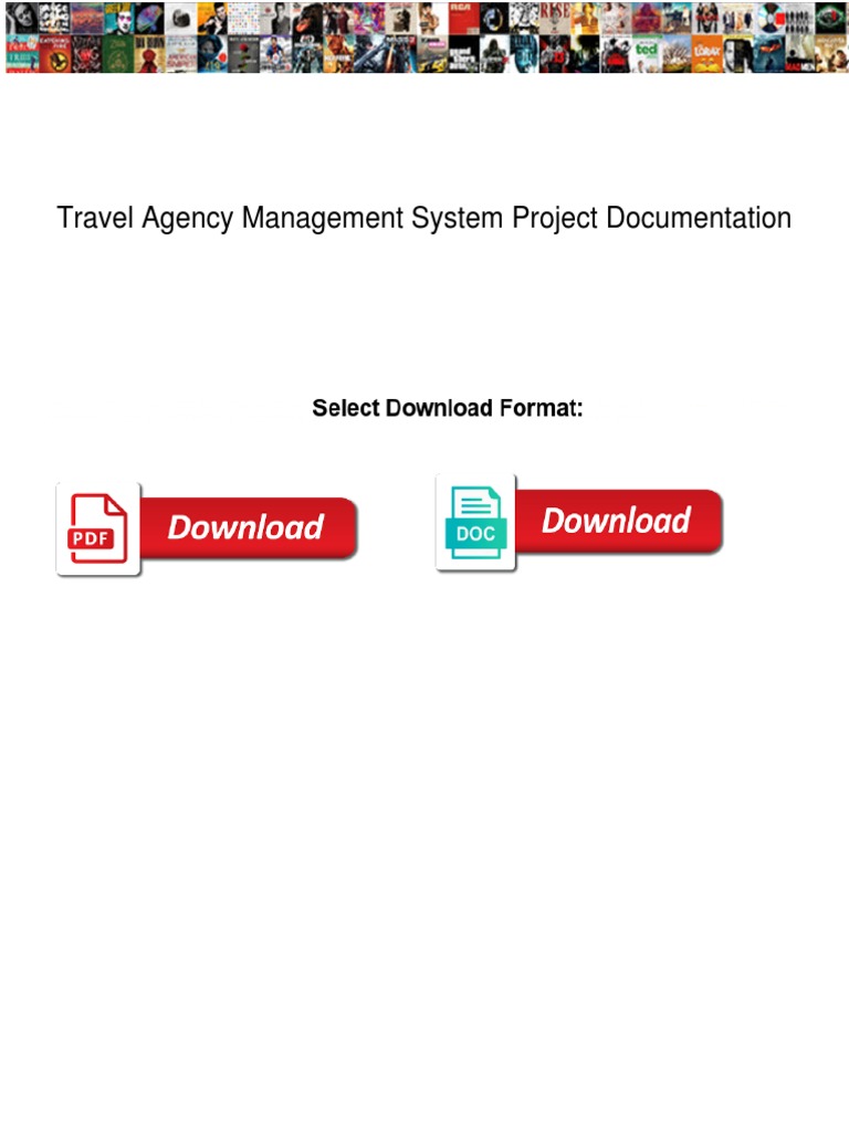 Travel Agency Management System Project Documentation | PDF ...