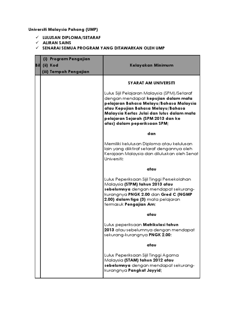 Diploma Sains | PDF
