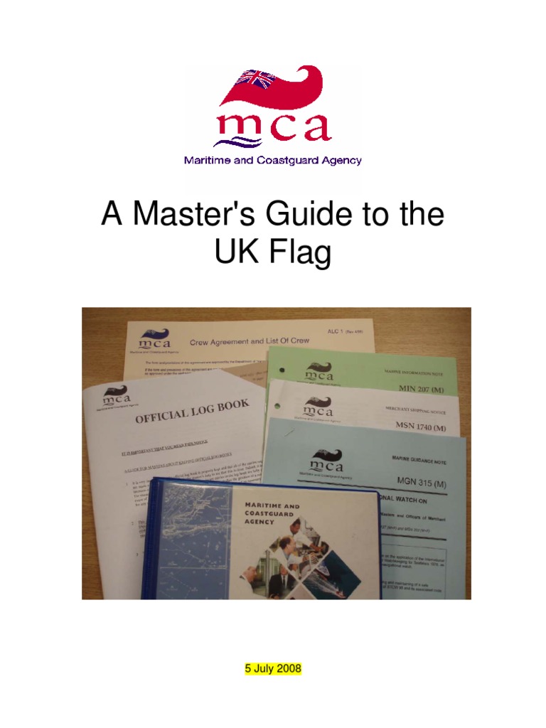 Masters - Guide For UK Ships | PDF | Tonnage | Shipping
