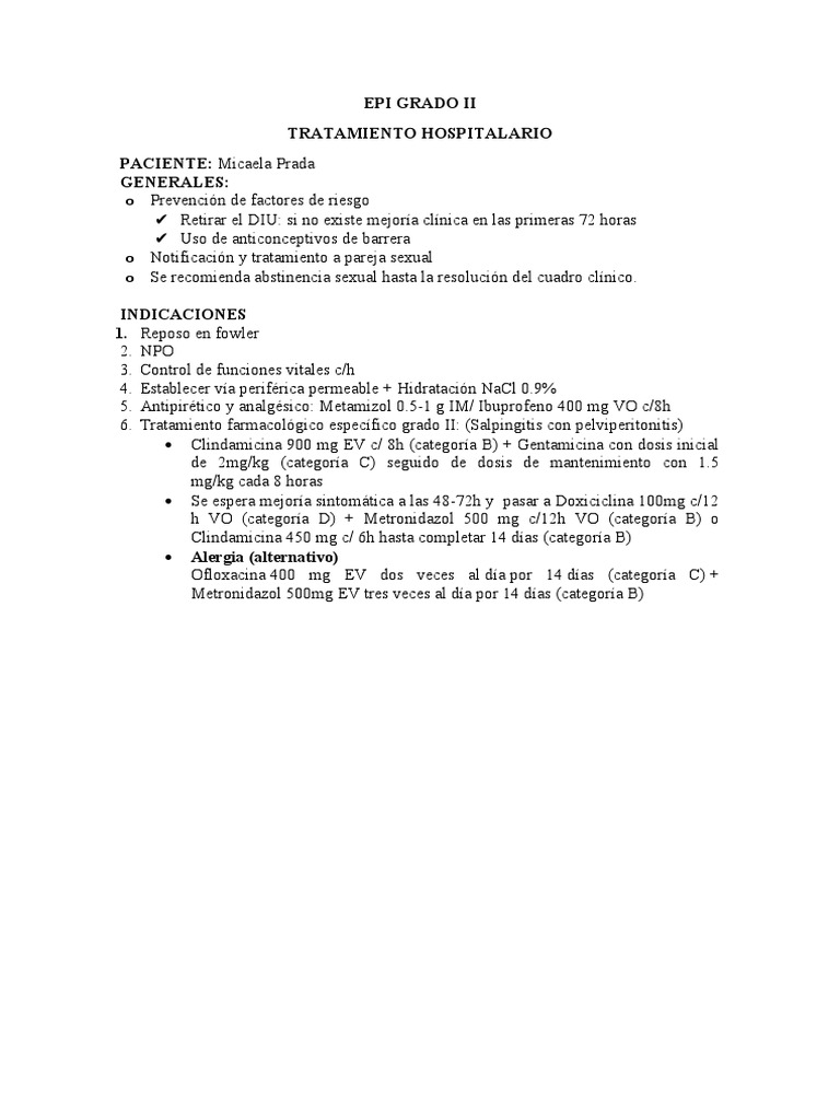 Epi Grado Ii | PDF