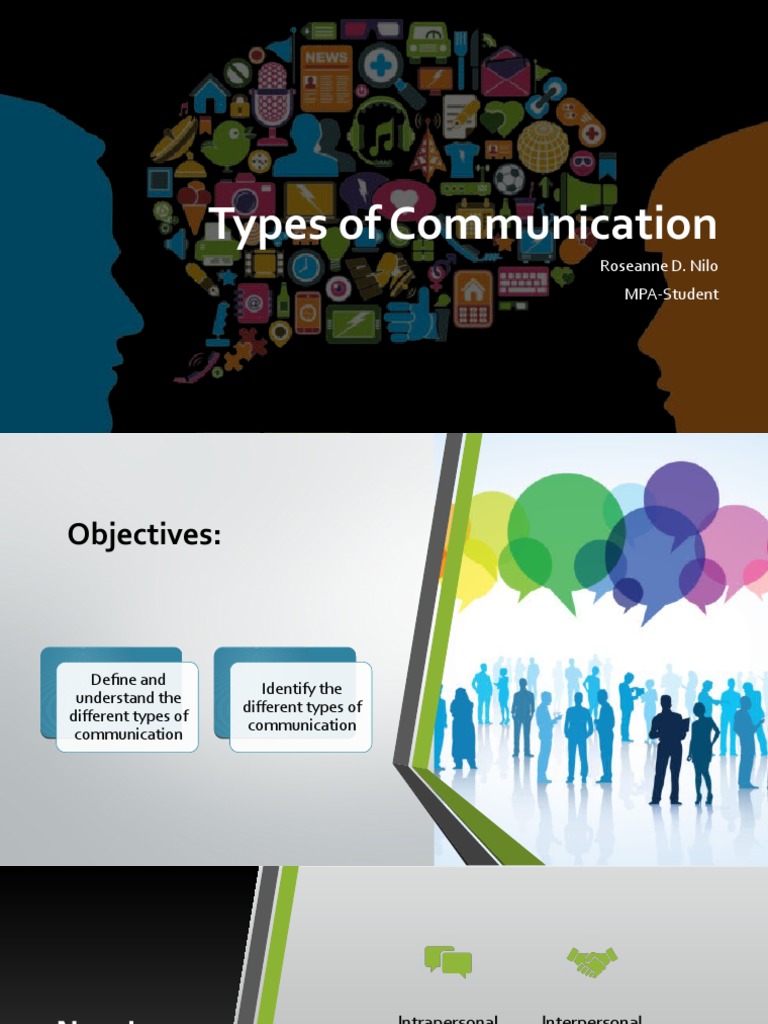 Types of Communication | Download Free PDF | Communication ...