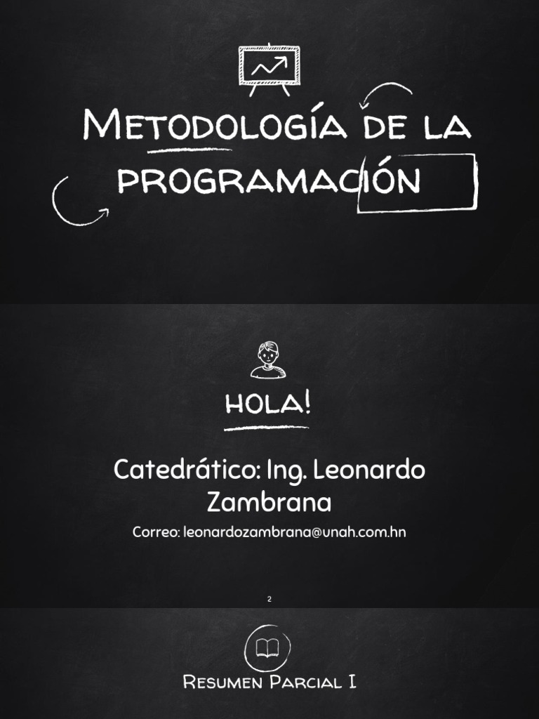 Metodología de La Programación Primer Parcial | PDF | Programación de ...