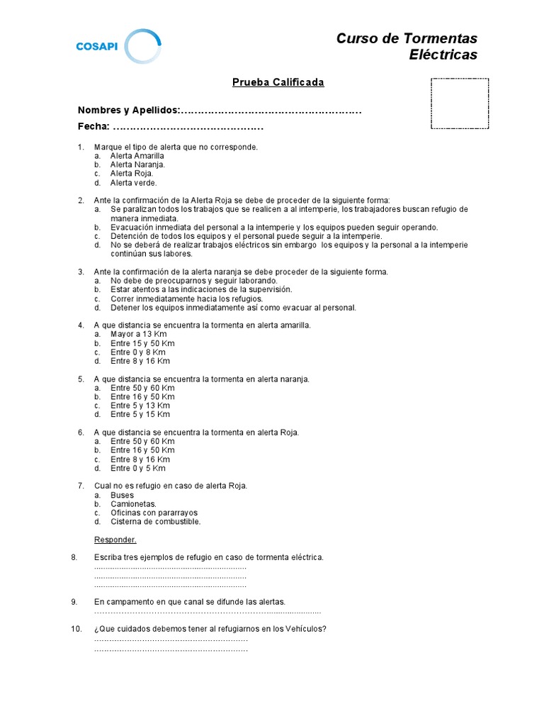 Tormentas Electricas 2010 | PDF
