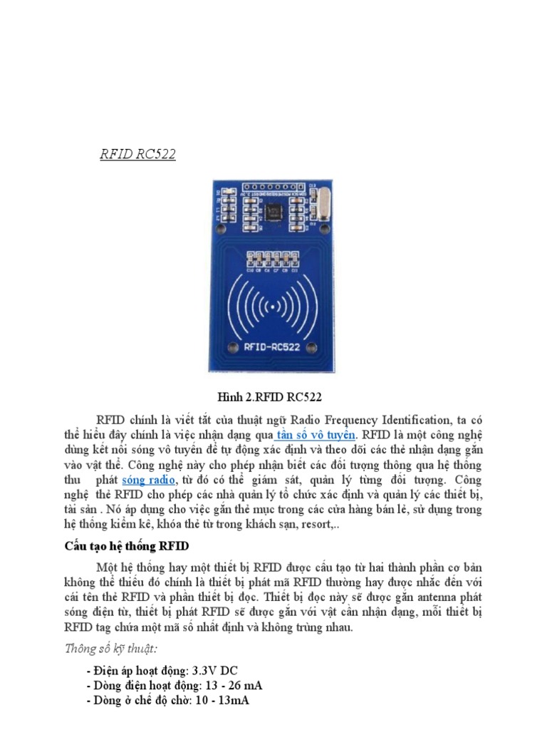 Rfid RC522 | PDF