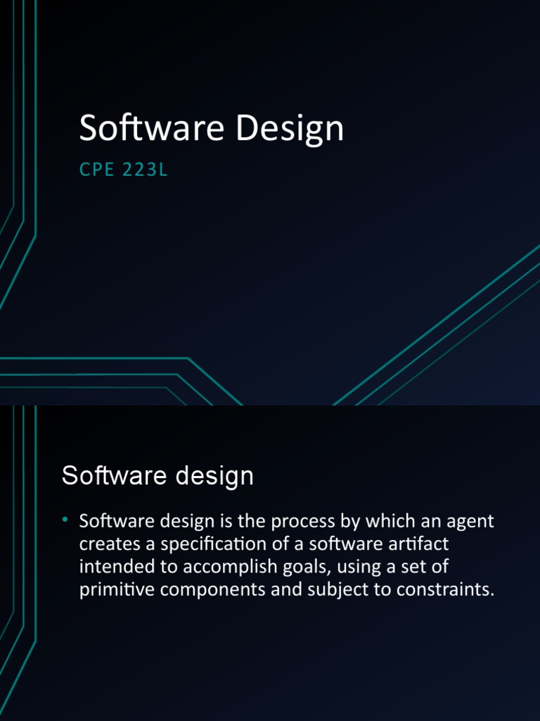 Software Design | PDF | Class (Computer Programming) | Method (Computer ...