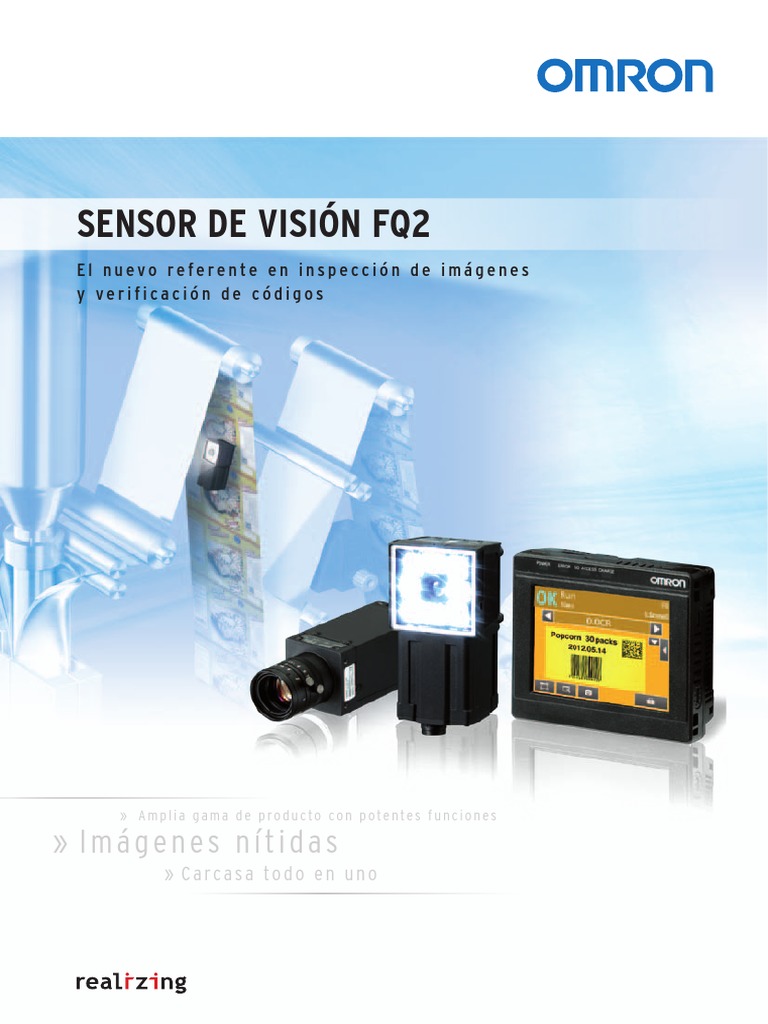 Sensor de visión FQ2 todo en uno para inspección y lectura de códigos ...