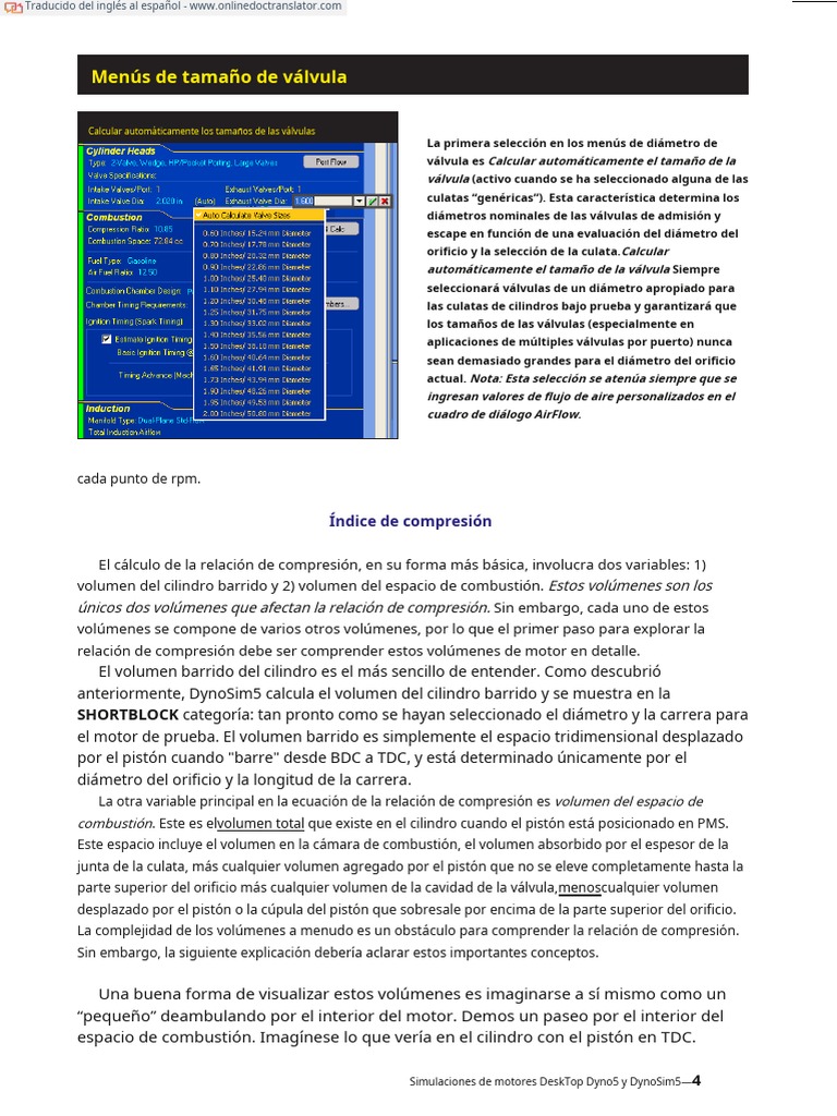 DynoSim-UsersManual (041-080) en Es | PDF | Inyección de combustible ...