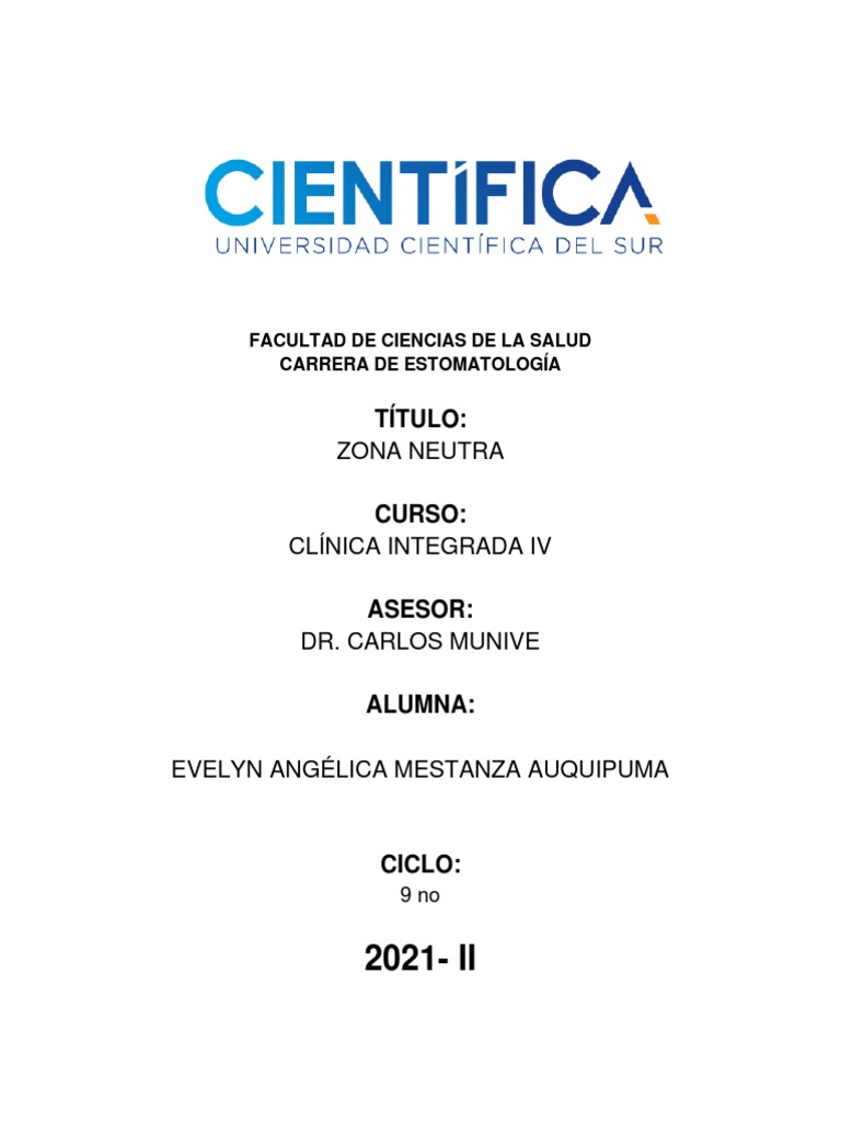 Monografia Zona Neutra | PDF | Dentadura postiza | Músculo